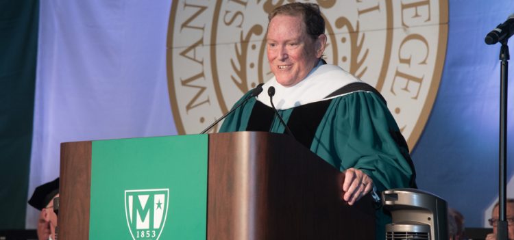 Tom Moran Receives Honorary Doctorate from Manhattan College
