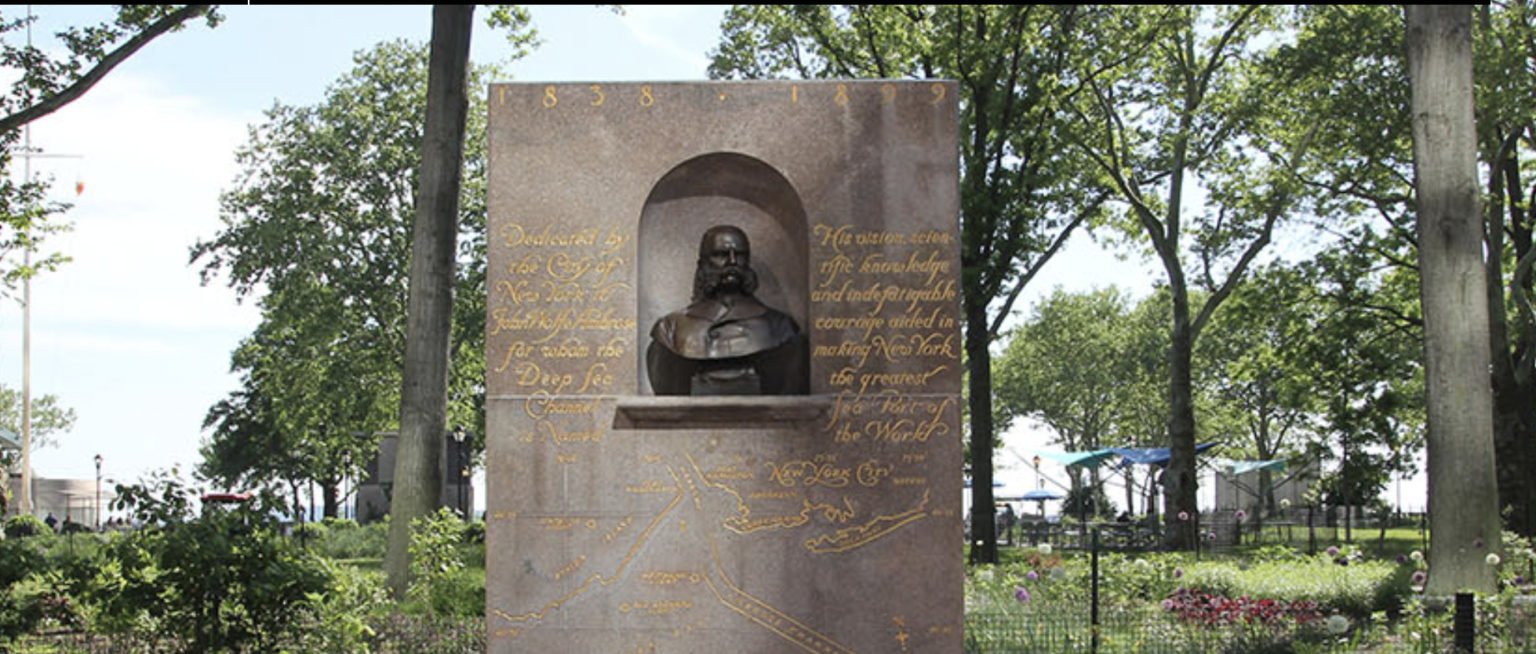 John Wolfe Ambrose Monument is Restored