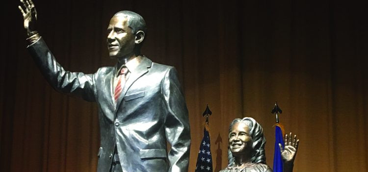 President Obama Statue of Presidents - Irish America