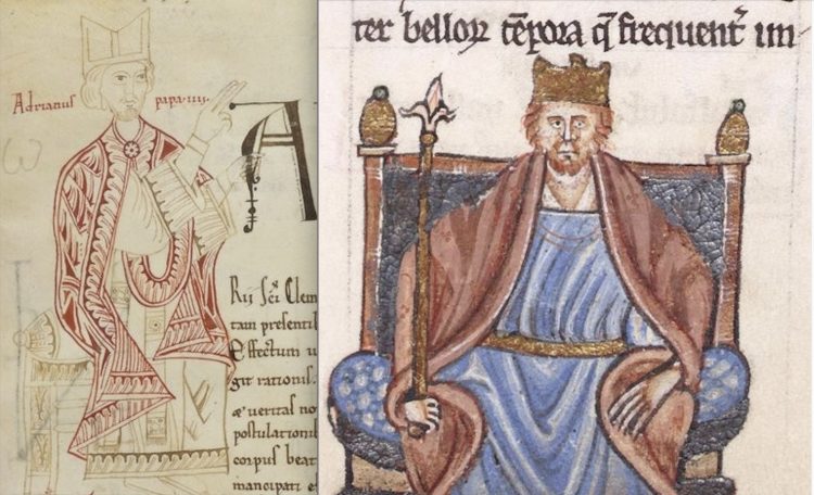 Pope Adrian IV, King Henry II and The Siege of Ireland